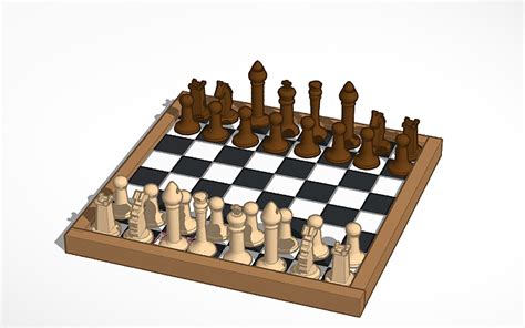 3d Design Sort Of Accurate Chess Tinkercad