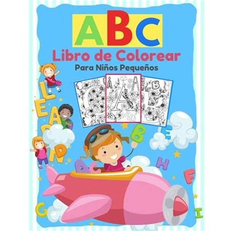 Abc Libro De Colorear Para Niños Pequeños Libro De Colorear Divertido