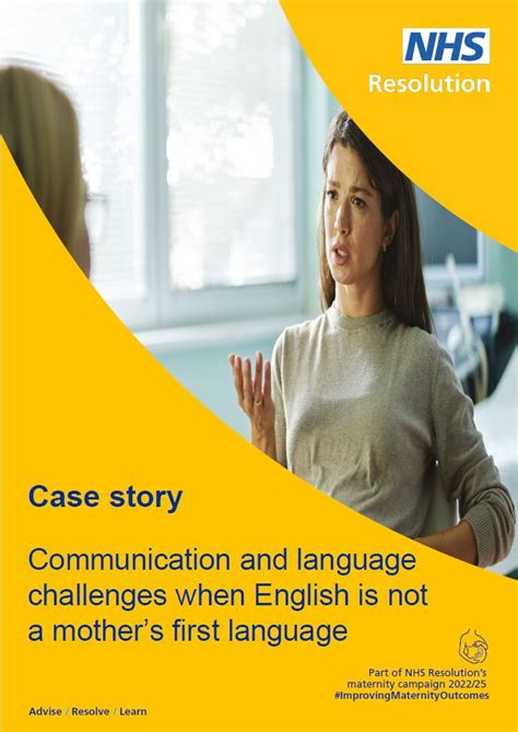 Communication And Language Challenges When English Is Not A Mother S First Language NHS Resolution