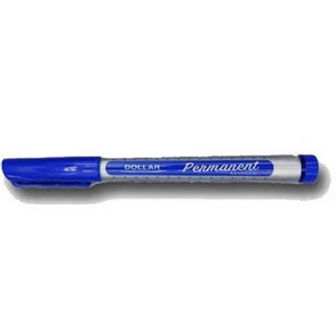 Dollar Permanent Marker Chisel Tip Blue Buyonpk