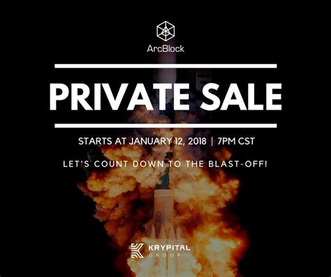 Private Sale Will Start In 2 Hours Get Ready For That Arcblock Blockchain Ico Countdown