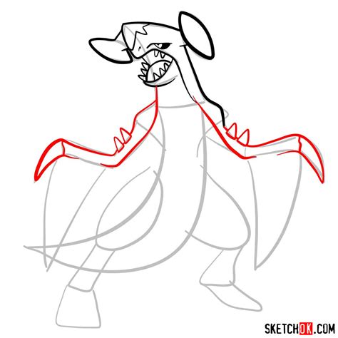 How To Draw Garchomp A Step By Step Pokémon Drawing Tutorial