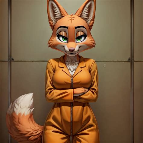 Diane Foxington Orange Jumpsuit Request 2 By Maverickrockfurai On Deviantart