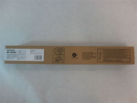Sharp Mx Ntba Black Toner Printer Cartridge Genuine New In Box