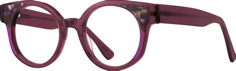 Angelica Round Purple Eyeglasses Fytoo Optical