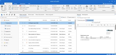 Working With The FOI Request Report F Docs