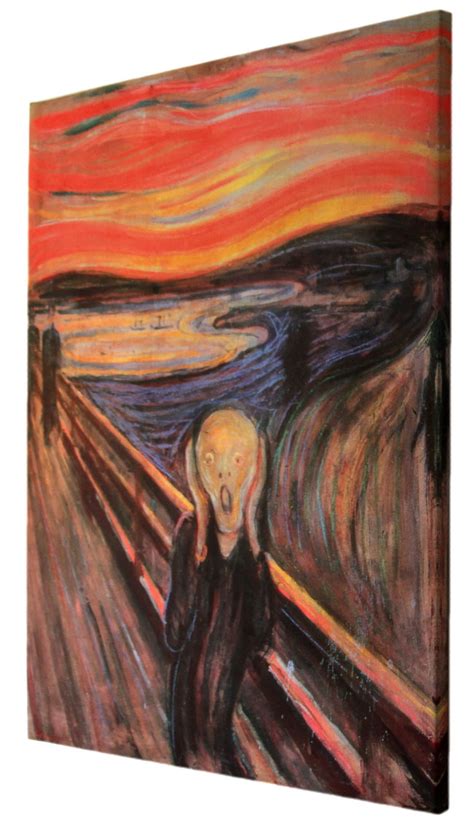 Toile Edvard Munch Le Cri 60 X 80 Cm