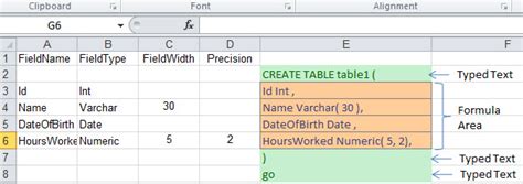 Sql Server Import Table Definition Fields From Excel Sheet Stack