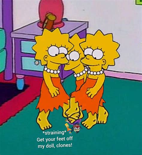 Lisa Clones Crush Krusty Doll Barefoot By Supermariorocks On Deviantart
