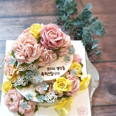 태연 꽃채움 태연꽃채움 목포떡케이크 목포앙금플라워 토퍼 목포앙금플라워떡케이크 수박설기