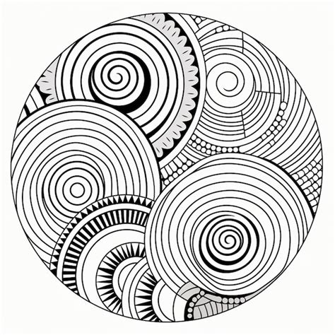 Coloring Pages Of A Circle Unleashing Creativity With Simple Shapes