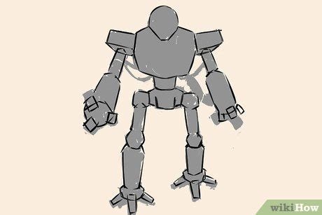 How To Draw A Robot Easy Drawing Guides