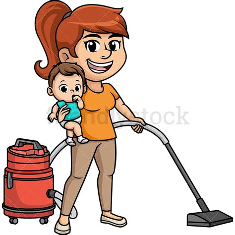 Top Mom Cleaning Cartoon Tariquerahman Net