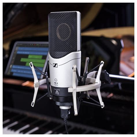 Sennheiser MK4 Digital Stormembran, Sidadress Mick - Nästan Ny | Gear4music