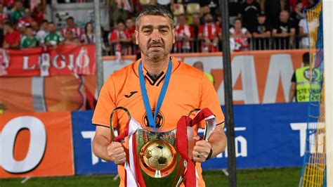 Playsport Liviu Ciobotariu în al nouălea cer după ce a câștigat Supercupa României cu Sepsi