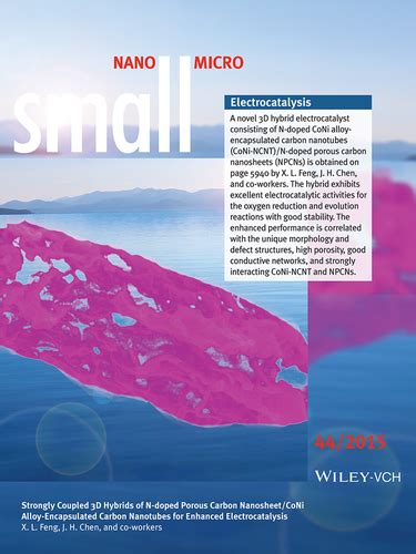 Electrocatalysis Strongly Coupled 3d Hybrids Of N‐doped Porous Carbon Nanosheetconi Alloy