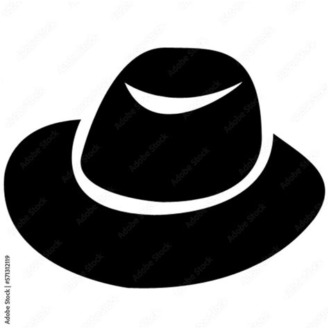 Hat Vector Icon Symbol Logo Clipart Isolated Vector Illustration
