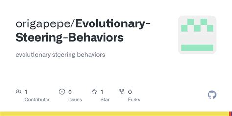 GitHub Origapepe Evolutionary Steering Behaviors Evolutionary