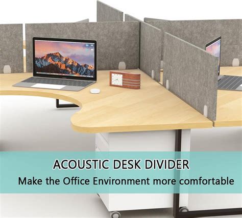Mahmayi 100x40 Acoustic Desk Divider Panel With Privacy Partition And