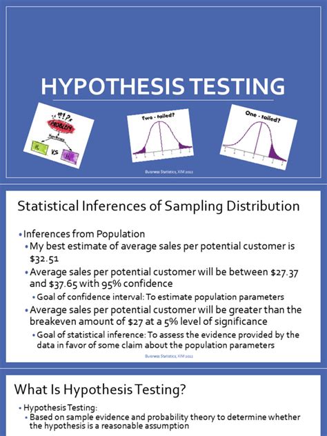 Session 13 Hypothesis Testing Pdf Statistical Significance Type I And Type Ii Errors