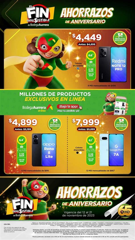 Folleto Buen Fin Irresistible Bodega Aurrera 2023 Ofertas En Celulares