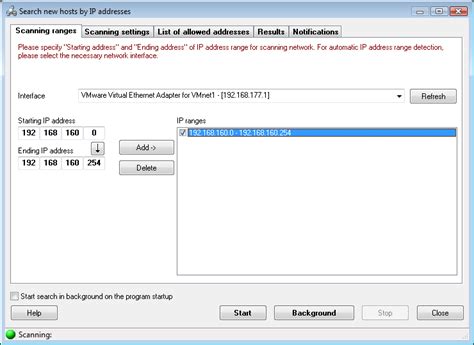 Scanning Network By Ip Address Range