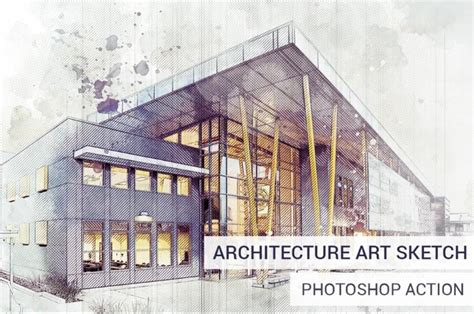 15 Architecture Photoshop Action Ps Download Graphic Cloud