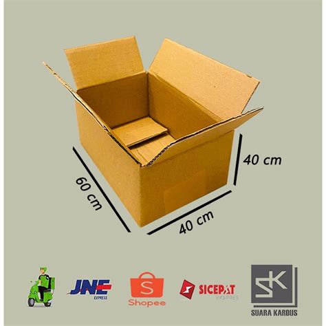Jual Kardus Karton Box Polos Baru Uk X X Cm Cocok Buat Pindahan Shopee Indonesia
