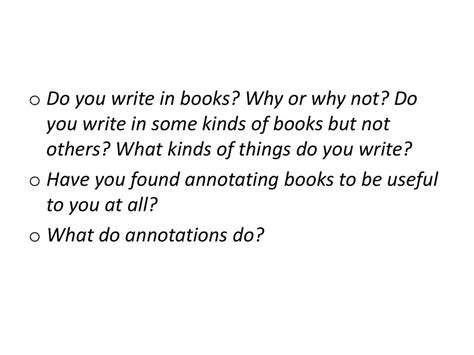 Annotating Text To Deepen Understanding Ppt Download