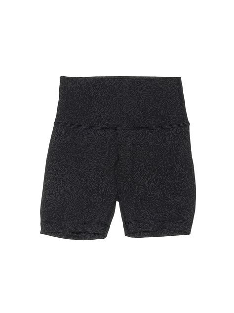 Lululemon Athletica Black Gray Athletic Shorts Size 2 37 Off Thredup