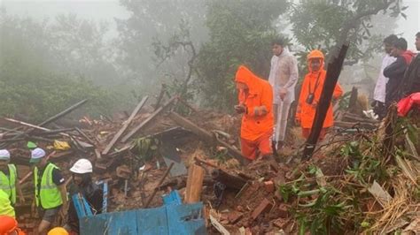Raigad Distt Landslide Death Toll 22 The Hitavada
