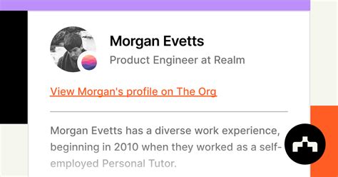 Morgan Evetts Product Engineer At Realm The Org
