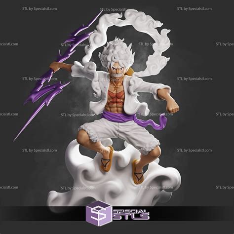 Luffy Nika Gear 5 Posing 3d Printing Model Stl Files Specialstl