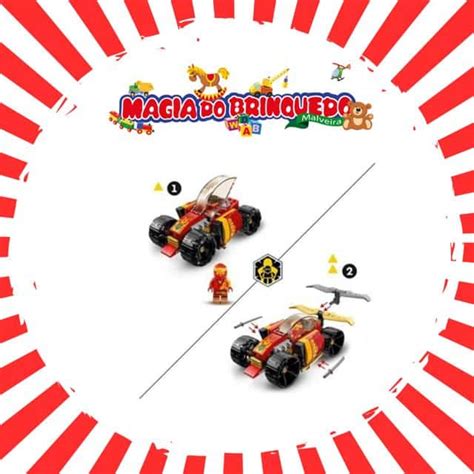 Lego Ninjago Carro De Corrida Ninja Evo Do Kai Magia Do Brinquedo A