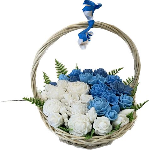 Кошница с цветя от ароматен глицеринов сапун Gegewik Bg