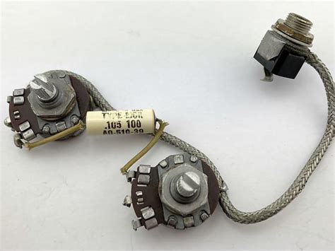 Centralab 50k Wiring Harness For 1956 Lap Steel Volume Tone Reverb