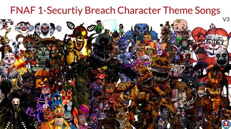 Fnaf 1 All Characters