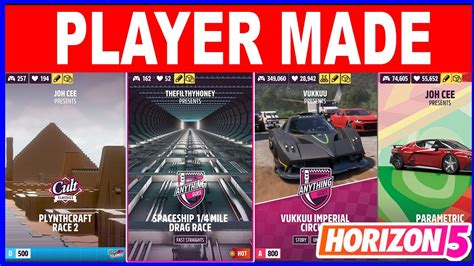 Forza Horizon 5 Player Made Forzathon Daily Challenges Play Any