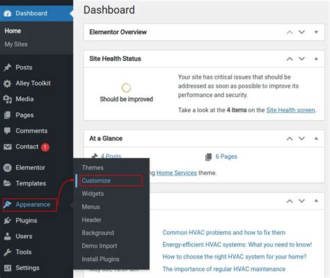 How To Re Arrange And Hideshow Home Page Sections Alley Themes