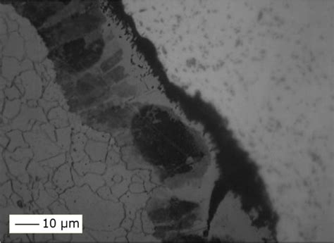 High Magnification Of The Interface Between Particle Defect And Download Scientific Diagram