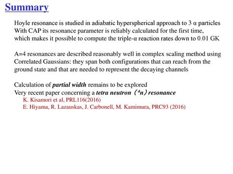 Resonances And Strength Functions Of Ppt Download