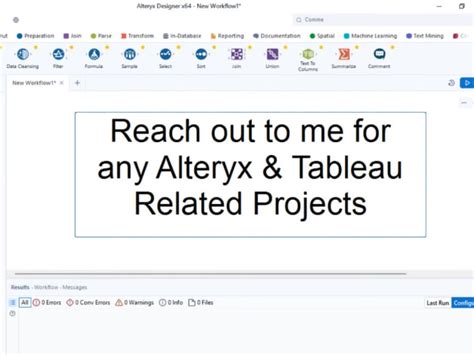 Develop An Optimized Alteryx Workflow By Acid 2023 Fiverr