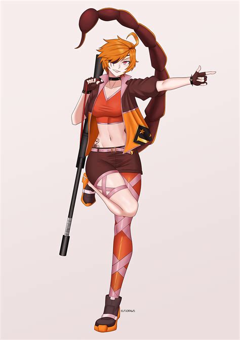 Cm Scorpion Girl~ By Elfudraws On Deviantart