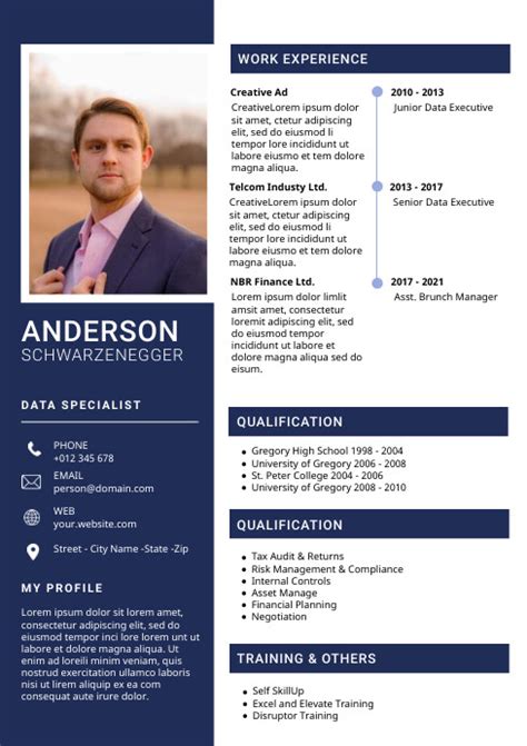 Plantilla De Resume Template Postermywall