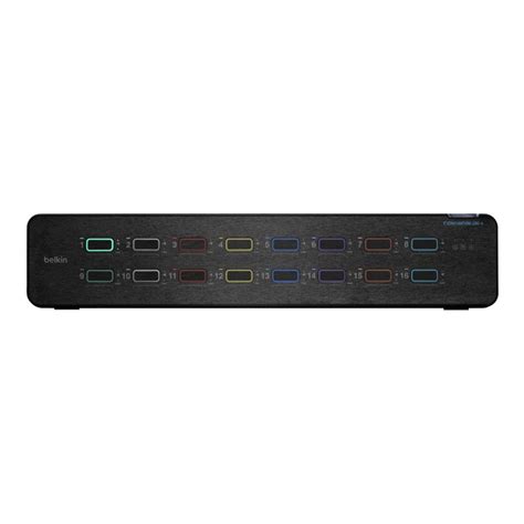 Universal Secure Kvm Switch 16 Port Single Head W Cac Belkin Ca