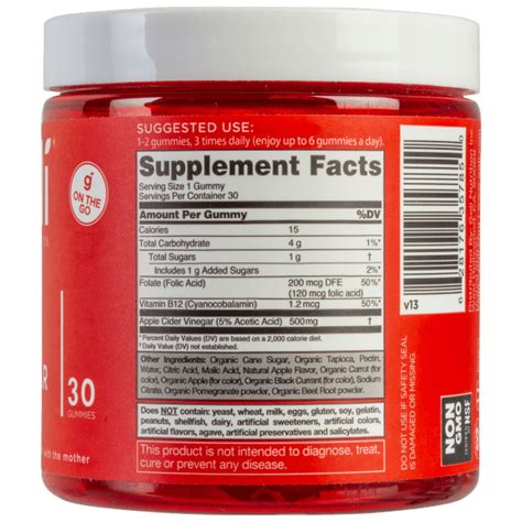 Sidedeal Goli Apple Cider Vinegar Gummy Vitamins 180ct Or 360ct