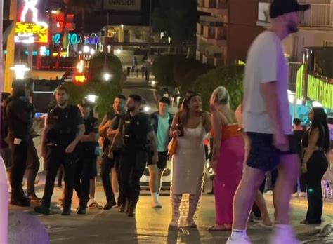 Cruising For A Boozing British And German Tourists Ignore Majorca S
