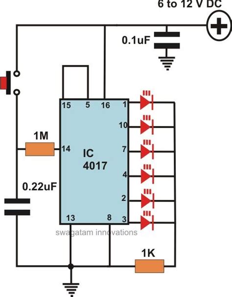 10 Sequential Led Schematic
