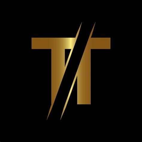 Premium Vector Tt Letter Logo Design Template Elements Tt Letter