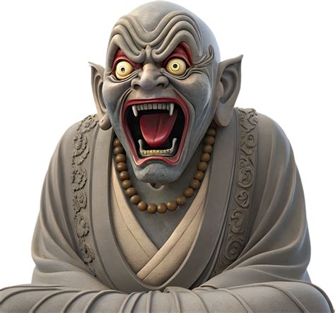 Creepy Japanese Yokai Ghostly Clipart Artwork 58188932 Png